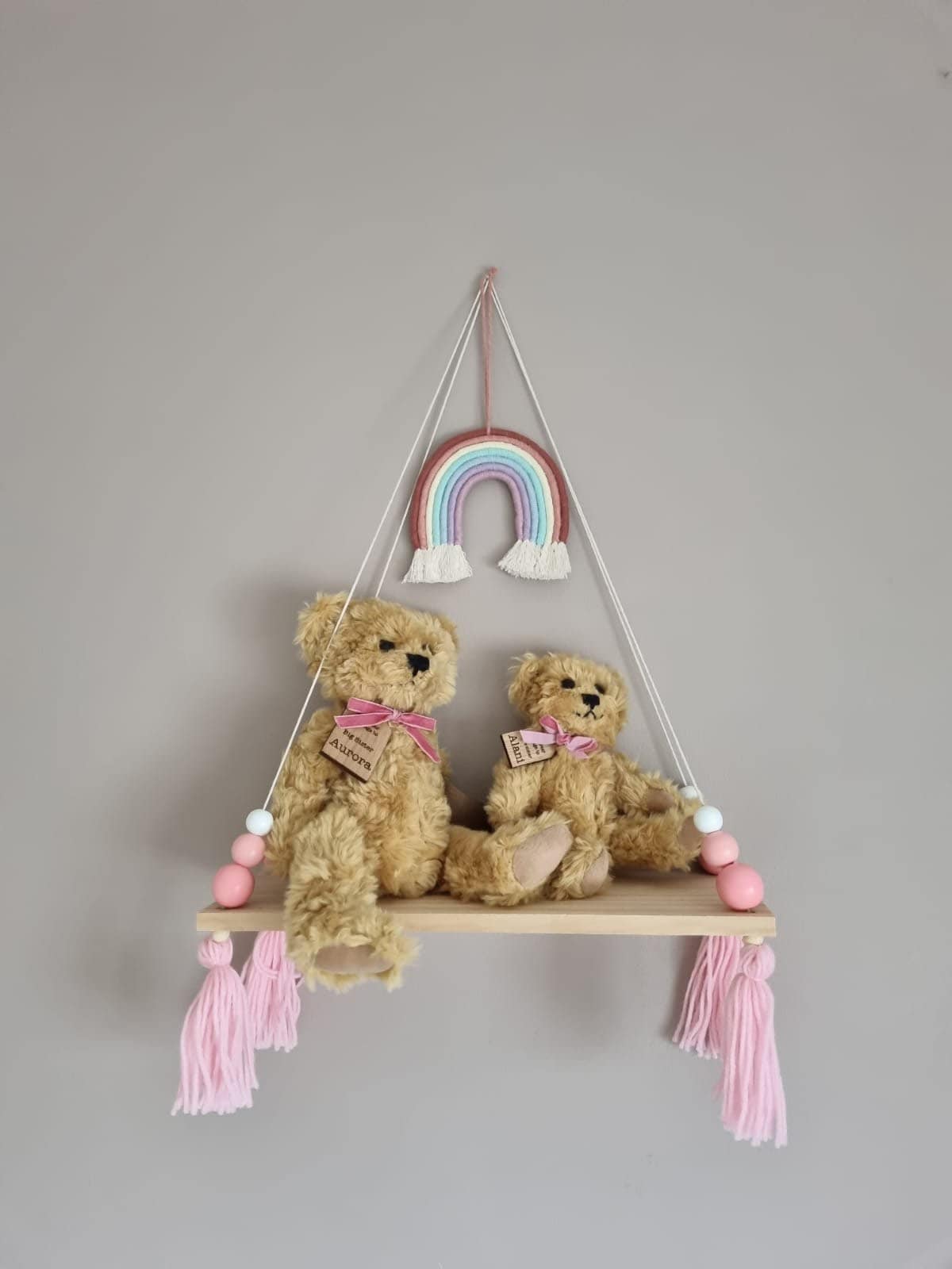 Large Macrame Rainbow Macrame Rainbow in the UK Nursery - Etsy