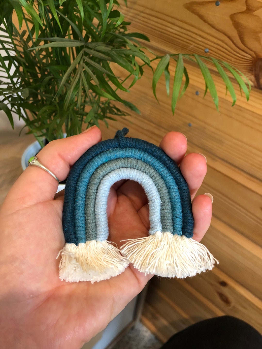 Mini Macrame Rainbow Ocean Macrame Rainbow Rainbow - Etsy