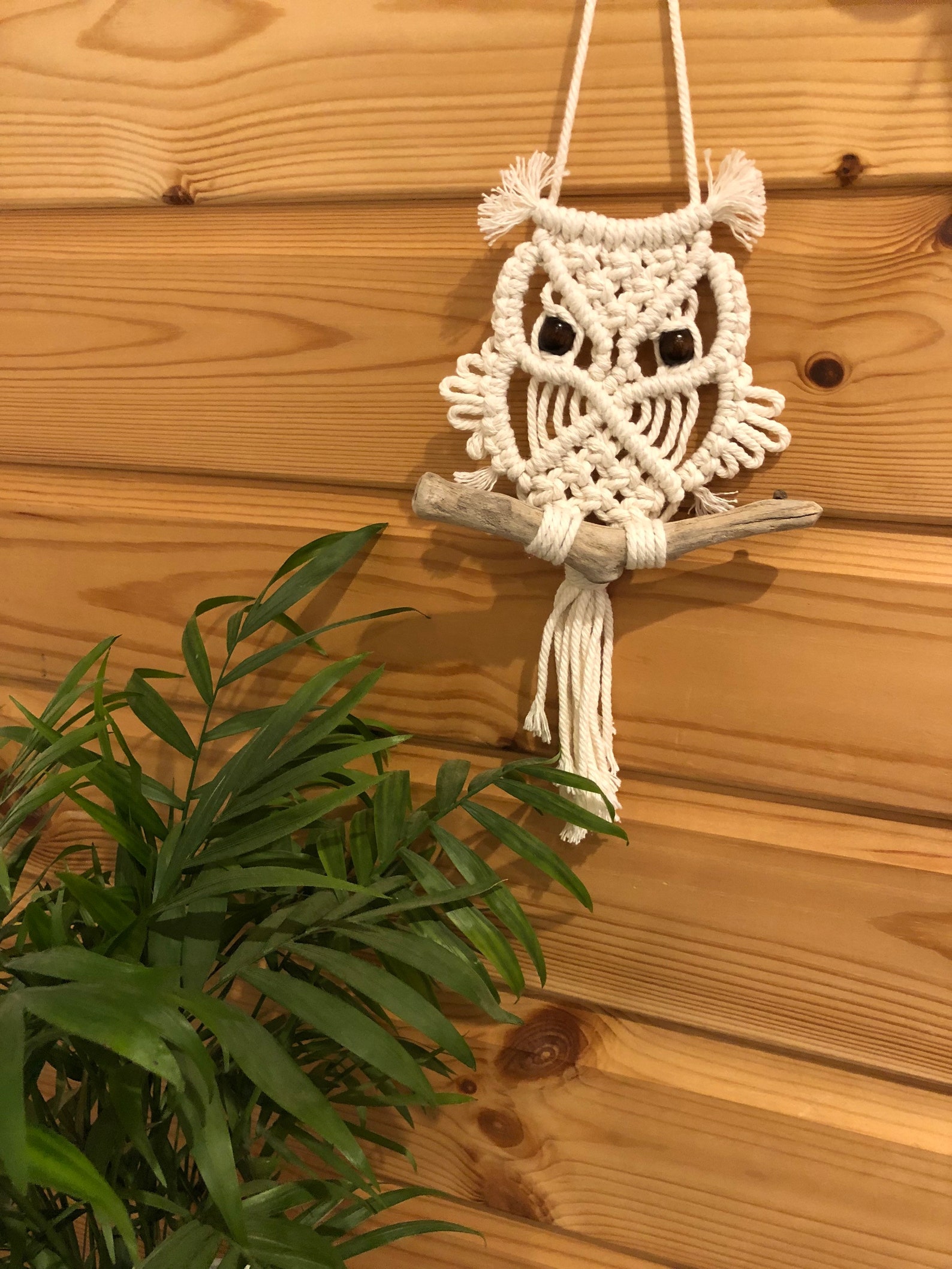 Macrame Owl, Macrame Owl in the UK, Macrame Owl Wall Hanger, Driftwood ...