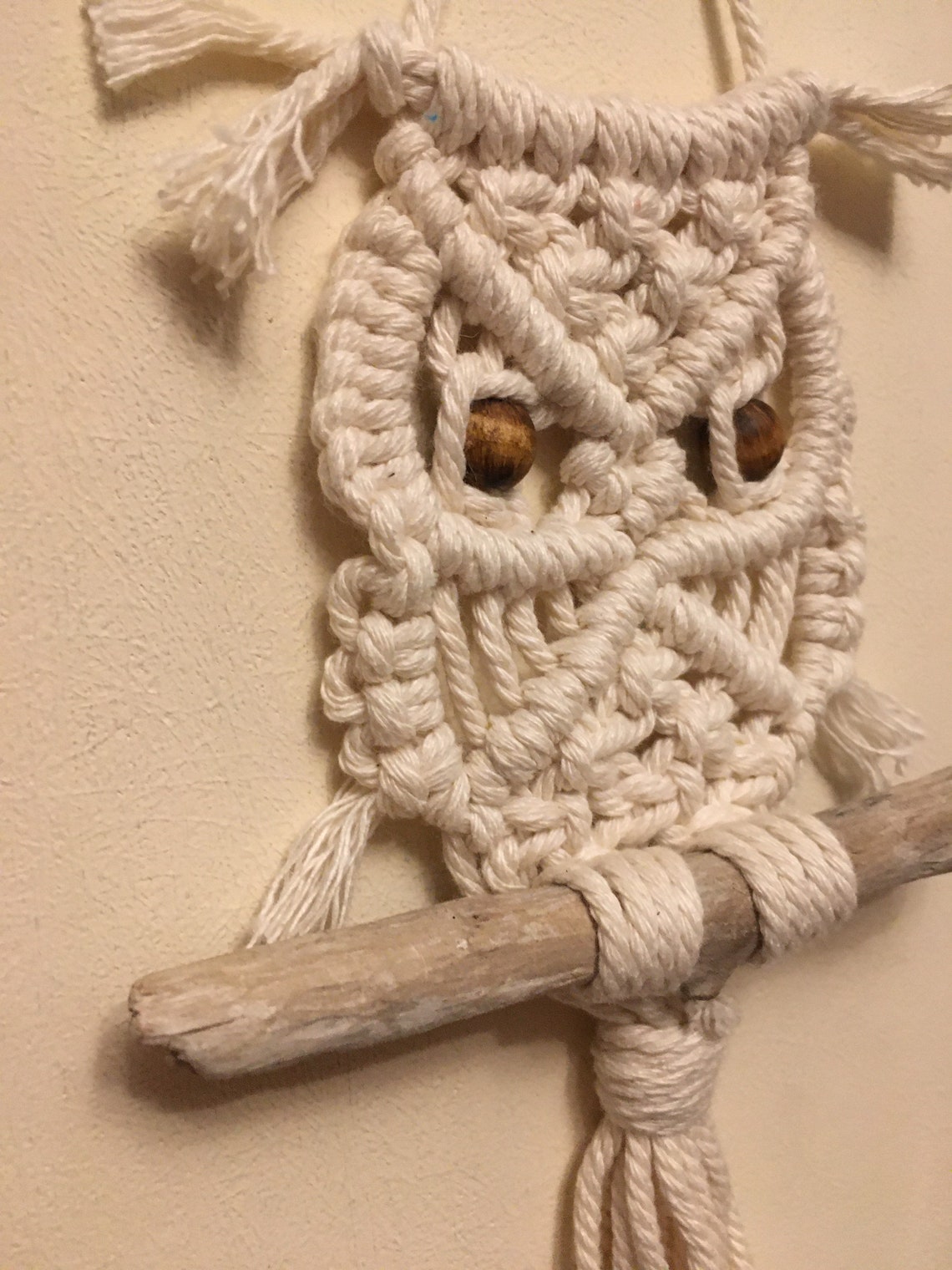 Macrame owl macrame owl in the UK macrame owl wall hanger | Etsy