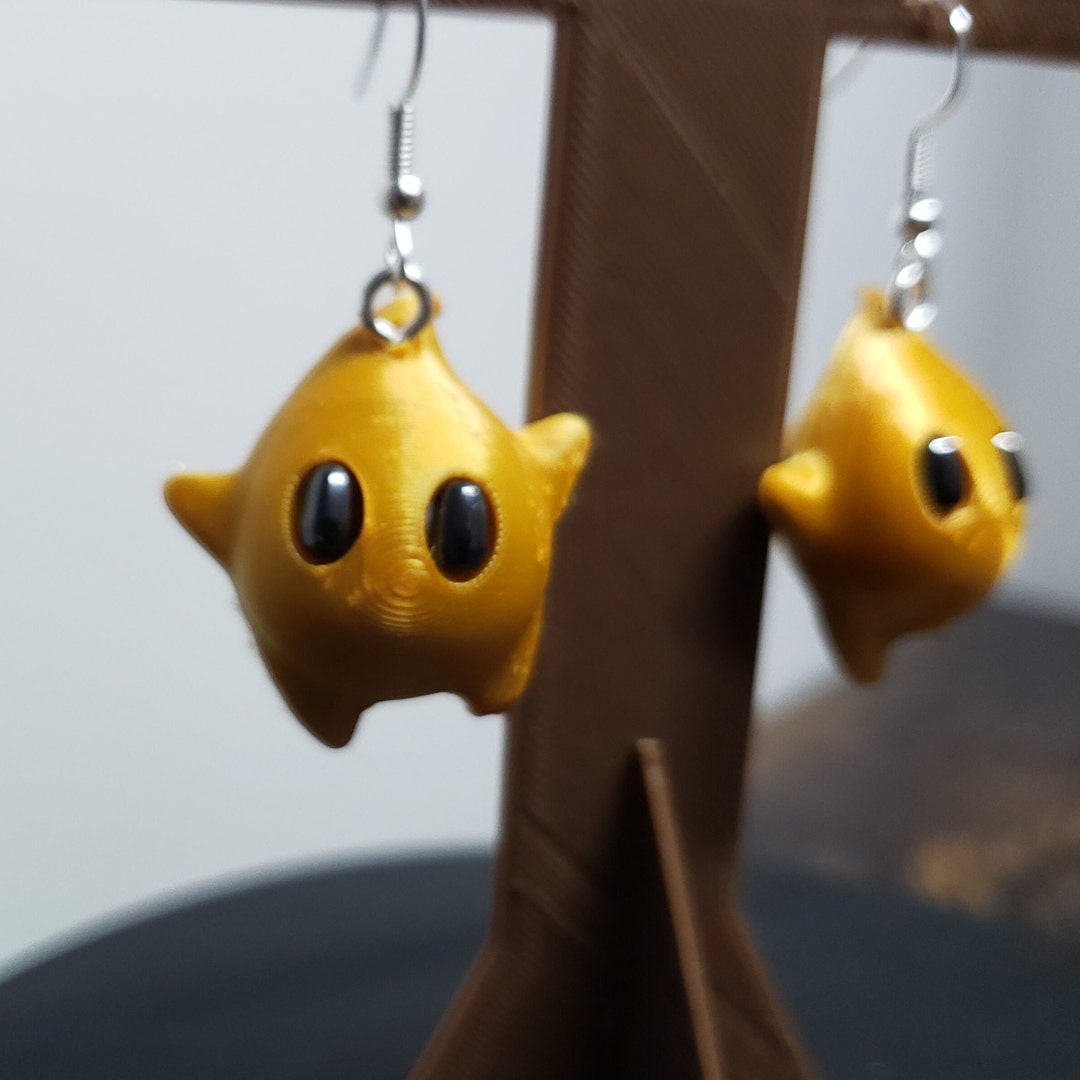 Luma Earrings (super Mario Galaxy) - Etsy