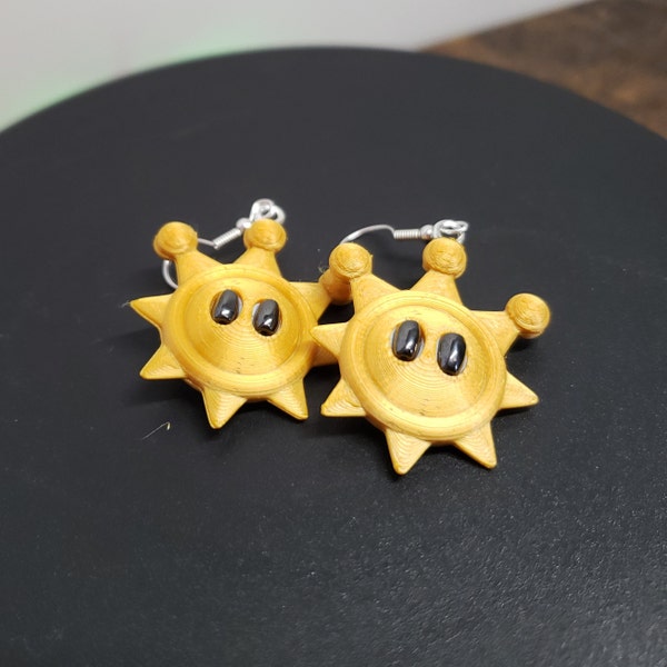 Mario Shine Earrings - Etsy