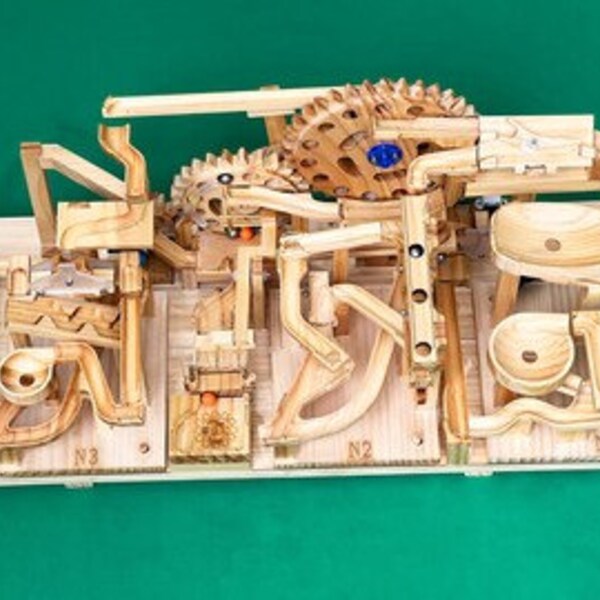 Laser Cut Marble Run - Etsy