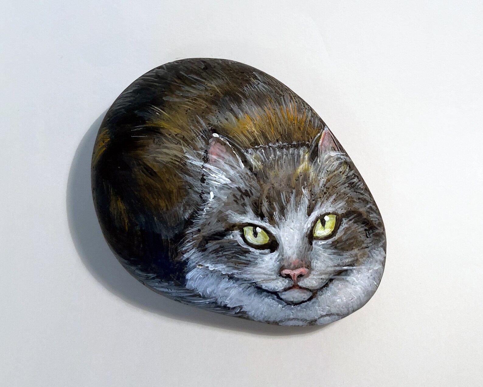 Custom Cat Portraits on Natural Stone | Etsy