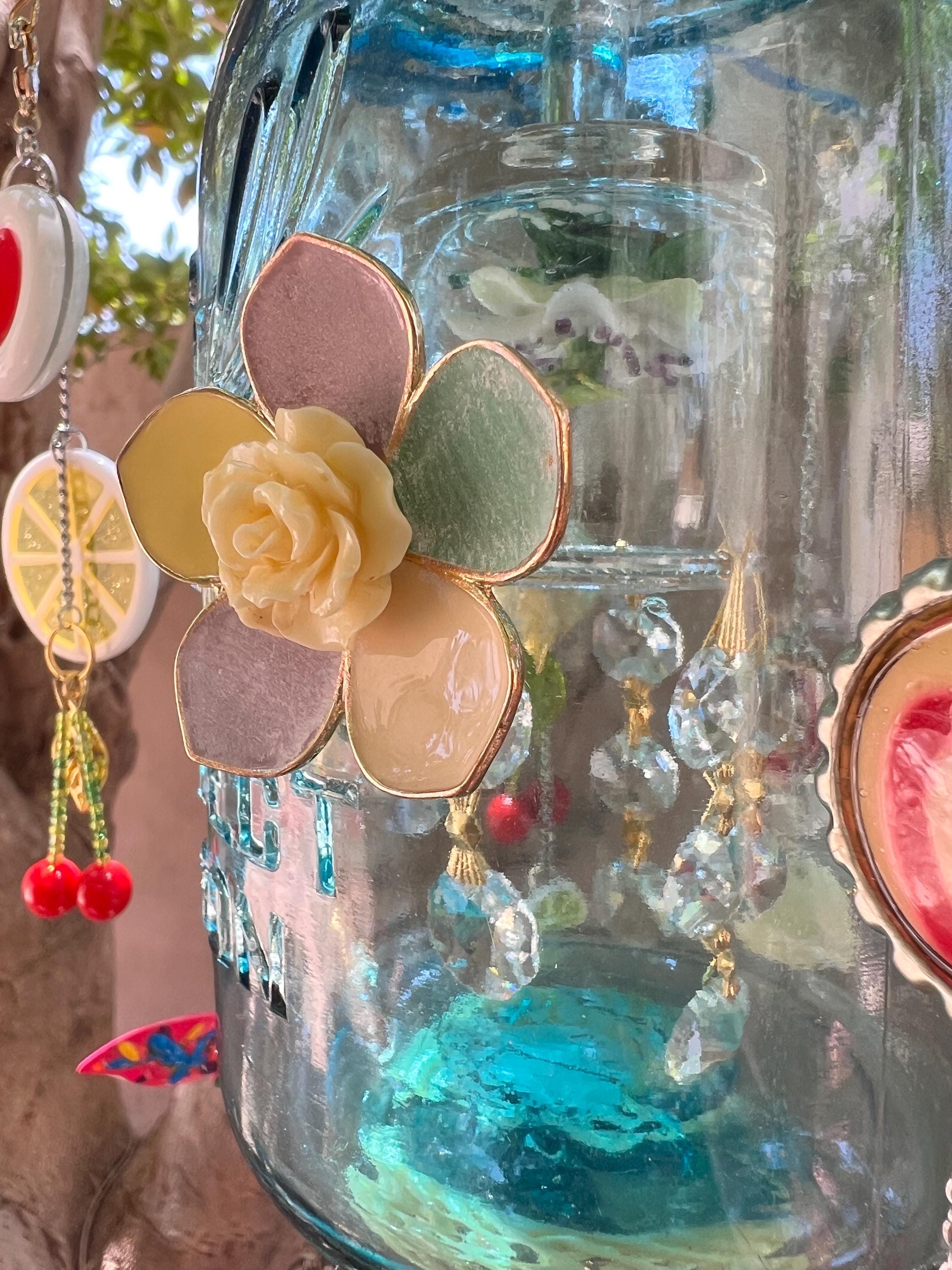 Antique Ball Solar Jar Garden Chandelier - Etsy