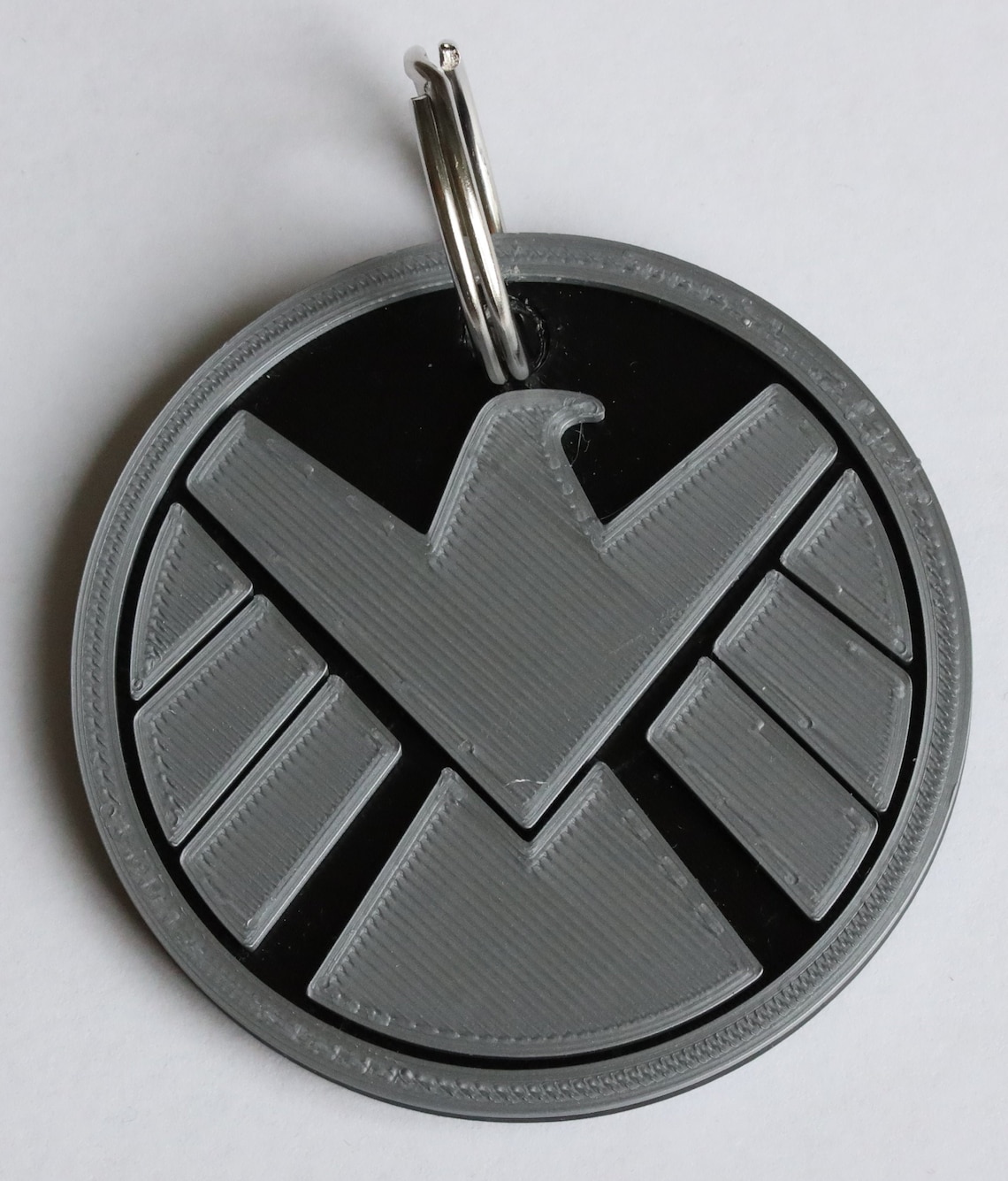 S.H.I.E.L.D. Marvel Keychain 3D Printed | Etsy