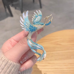 Retro Phoenix Elegant High-grade Pin Women's National Trend High-grade ...