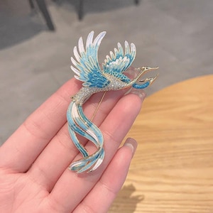 Retro Phoenix Elegant High-grade Pin Women's National Trend High-grade ...