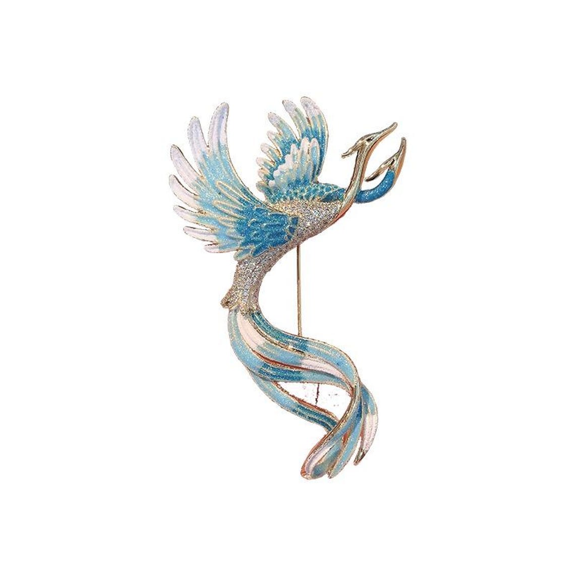Retro Phoenix Elegant High-grade Pin Women's National Trend High-grade ...
