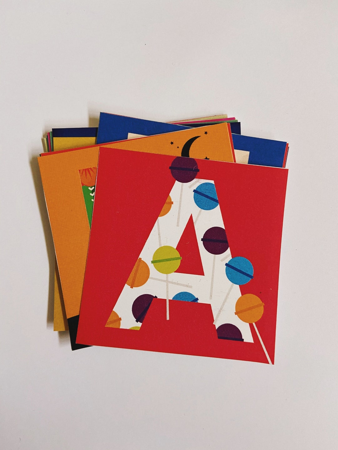 Alphabet Flashcards - Etsy