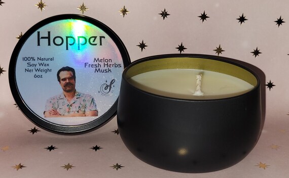 Stranger Things Jim Hopper Soy Wax Candle Gift Home Decor - Etsy