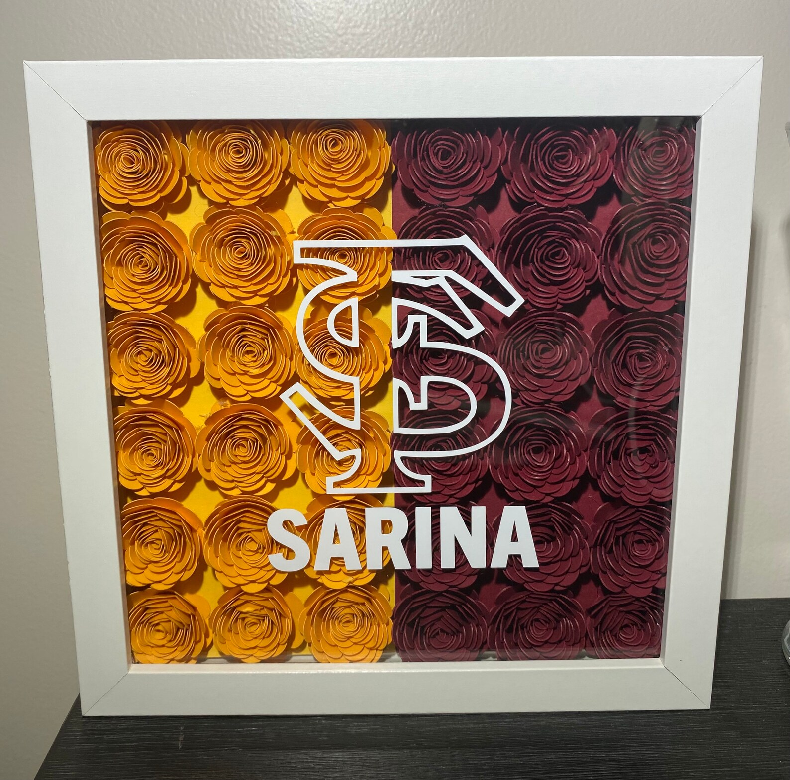 Personalized College Shadow Box L College Graduation Gift | Etsy