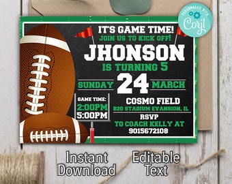 Sports Game Time Invitation - Etsy
