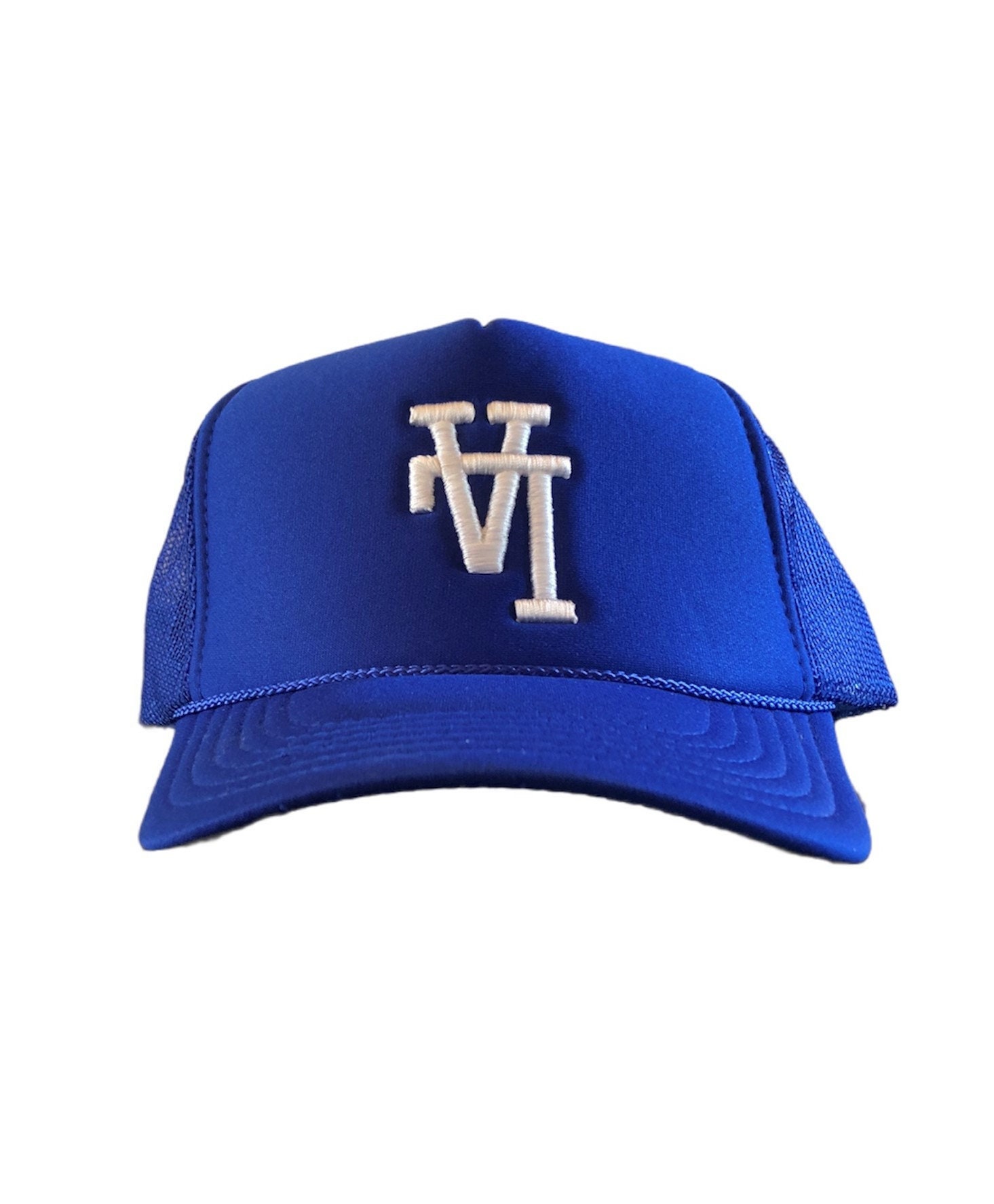 LA Upside Down Inverted Foam Trucker Mesh-back Curved Bill Snapback Hat ...