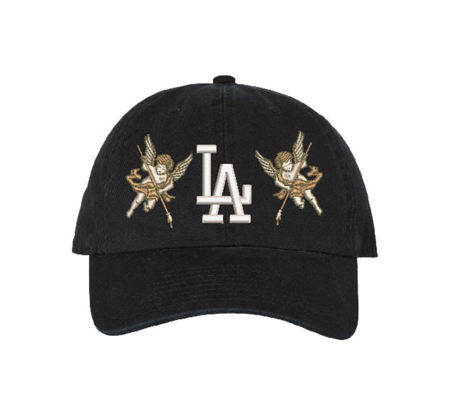 LA Upside Down - Inverted - With 2 Angels - Baseball Cap - Dad Hat ...