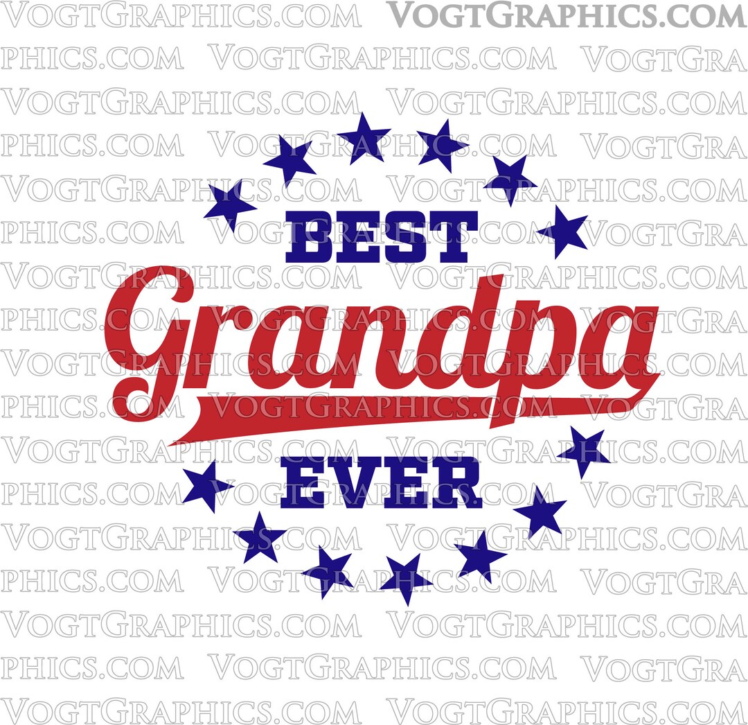 Best Grandpa Ever SVG | PNG - Etsy