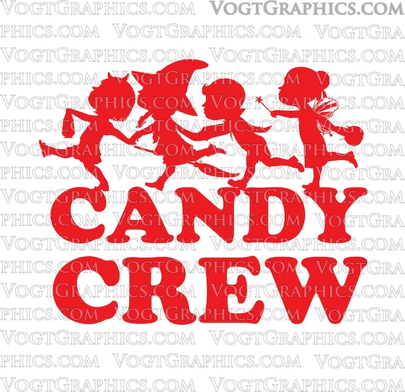 Halloween Candy Crew SVG PNG - Etsy