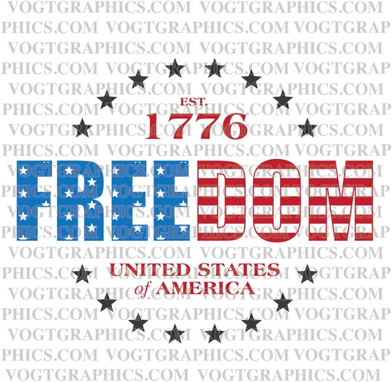 Freedom SVG PNG | Etsy