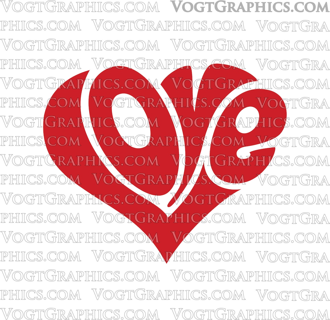 Love Heart SVG | PNG - Etsy