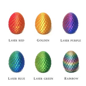 Dragon Egg, Easter Eggs, Candy Egg, 3D Printed With Rainbow Filament ...