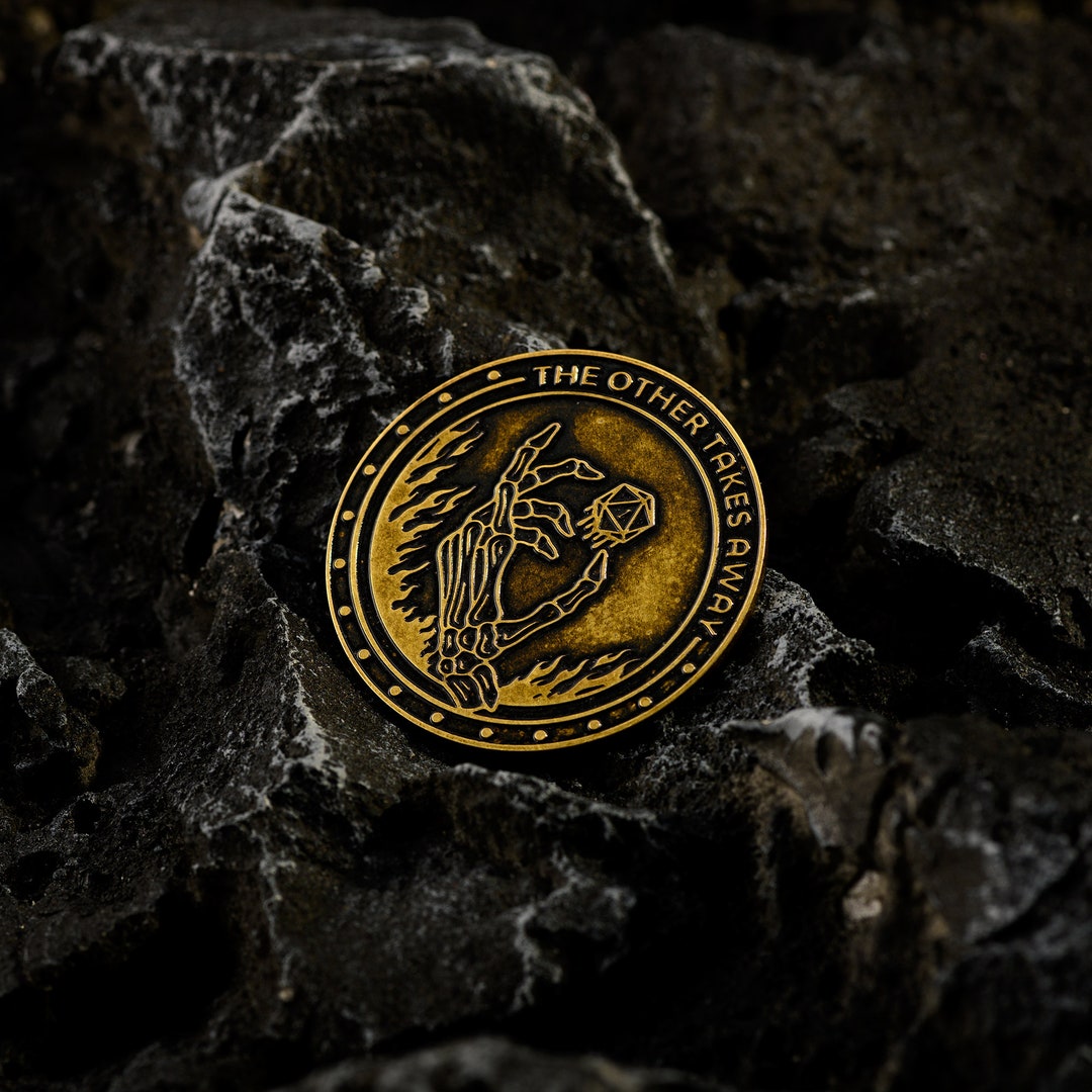 Handmade DND Coin What One Hand Gives Coin | 1 or 20 Role Playing ...