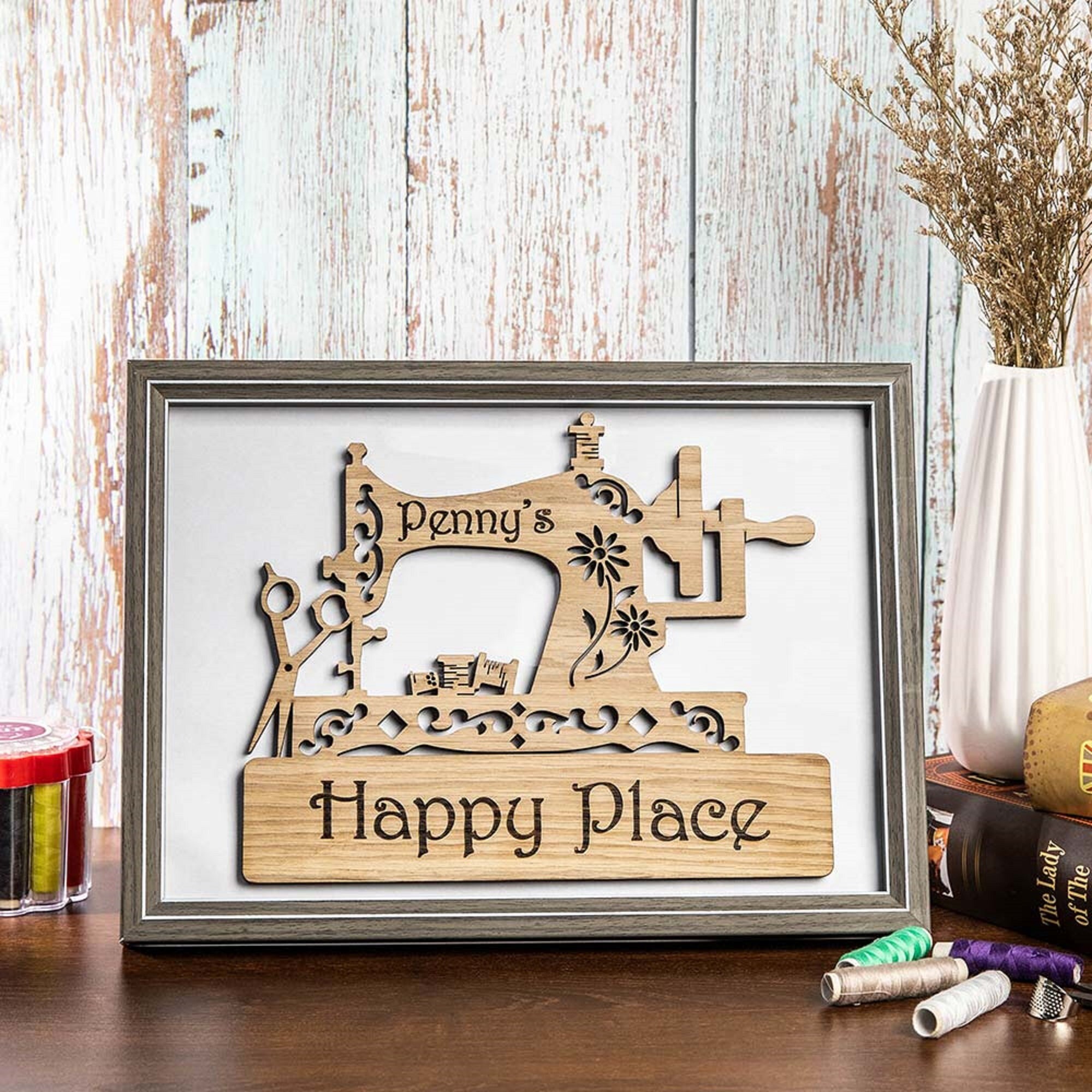 Personalized Wooden Sewing Room Studio Sign Home Decor - Etsy