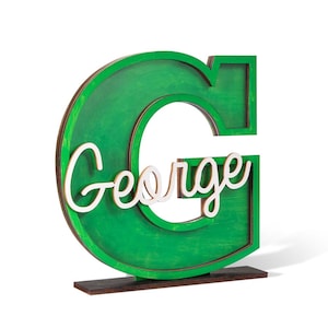 Personalized Colorful Initial Letter Money Banks With Name, DIY Savings ...
