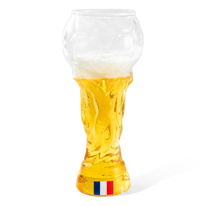 Custom 2022 World Cup Beer Glass With National Flag 450ml Etsy