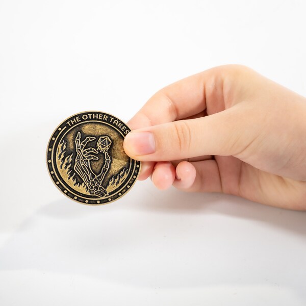 Metal Dnd Inspiration Coin - Etsy