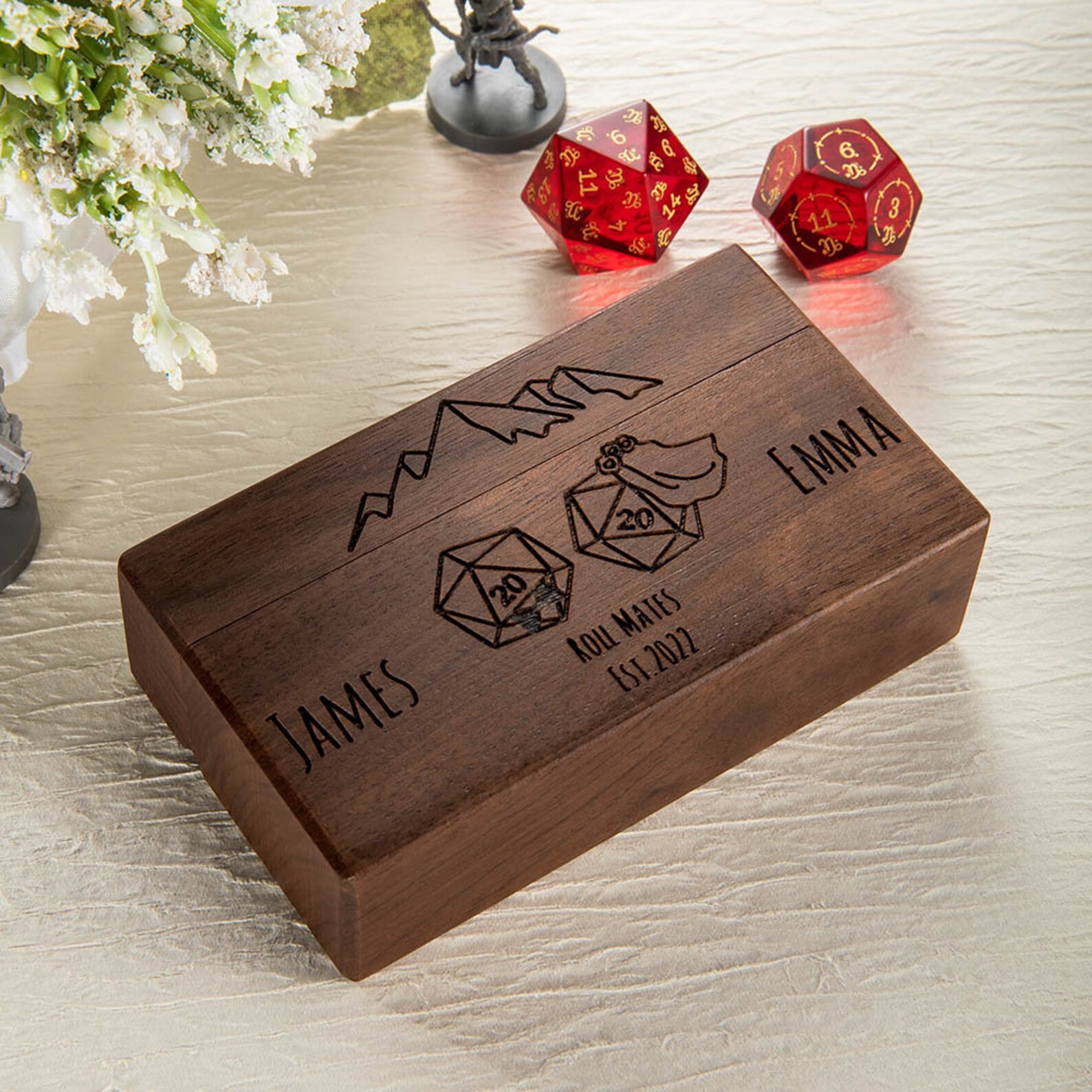 Custom Ring Box for RPG Couples, Dungeons and Dragons, Gift for DND ...