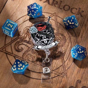 DND Classes Badge Reel, Badge Reel Retractable Holders for DND Lovers ...