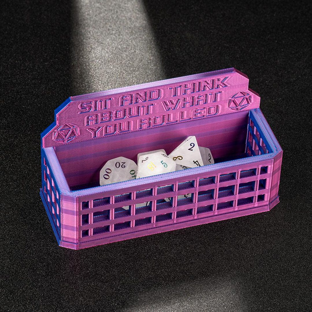 3D Printing DND Dice Jail, DND Dice Prison, Dice Guardian, Funny ...