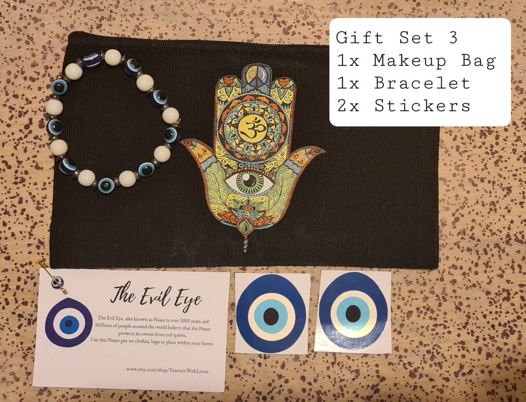 Evil Eye Gift Box, Nazar, Hamsa Hand, Evil Eye Bracelet, Evil Eye ...