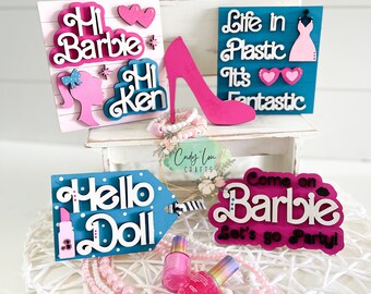 Barbie Wood Bead Garland, Barbie Party Decorations, Barbie Decor ...