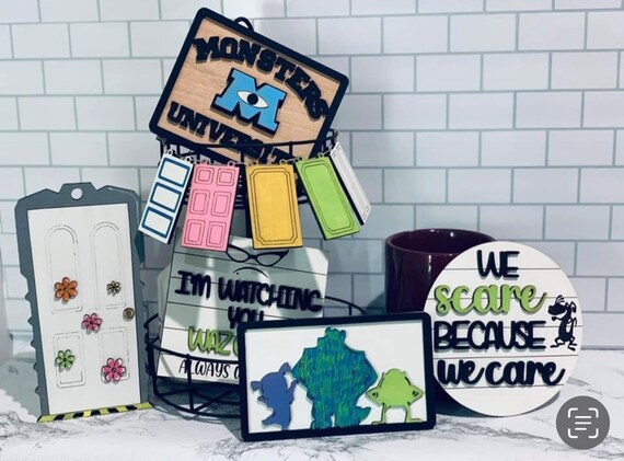 Monsters Inc Tires Tray Decor Decor Pieces Tiered Tray - Etsy