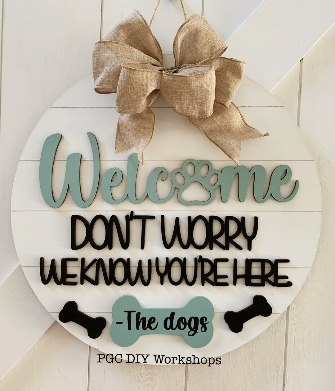 Dog Door Sign - Etsy