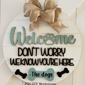 Dog Door Sign - Etsy
