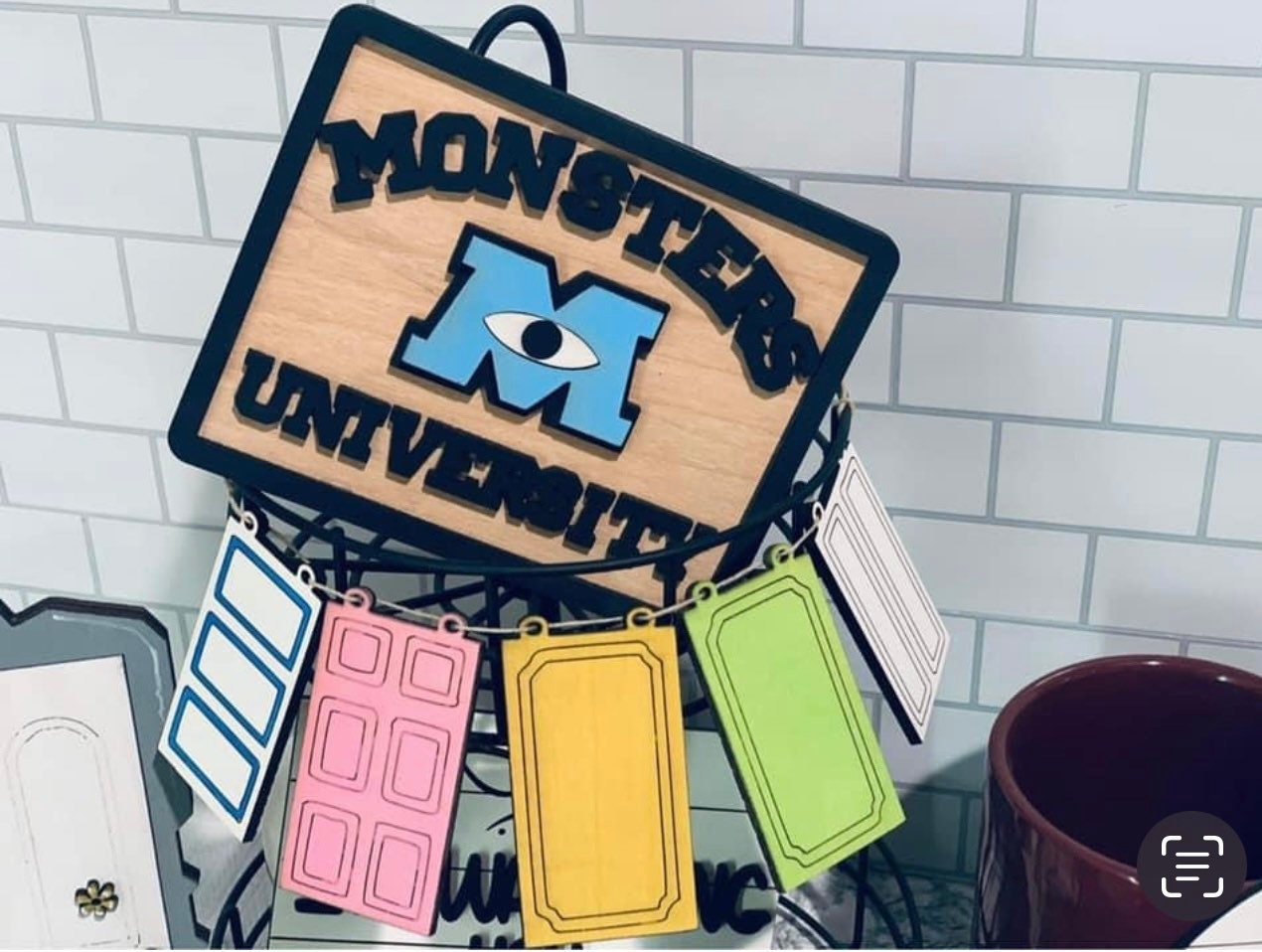 Monsters Inc Tires Tray Decor Decor Pieces Tiered Tray - Etsy