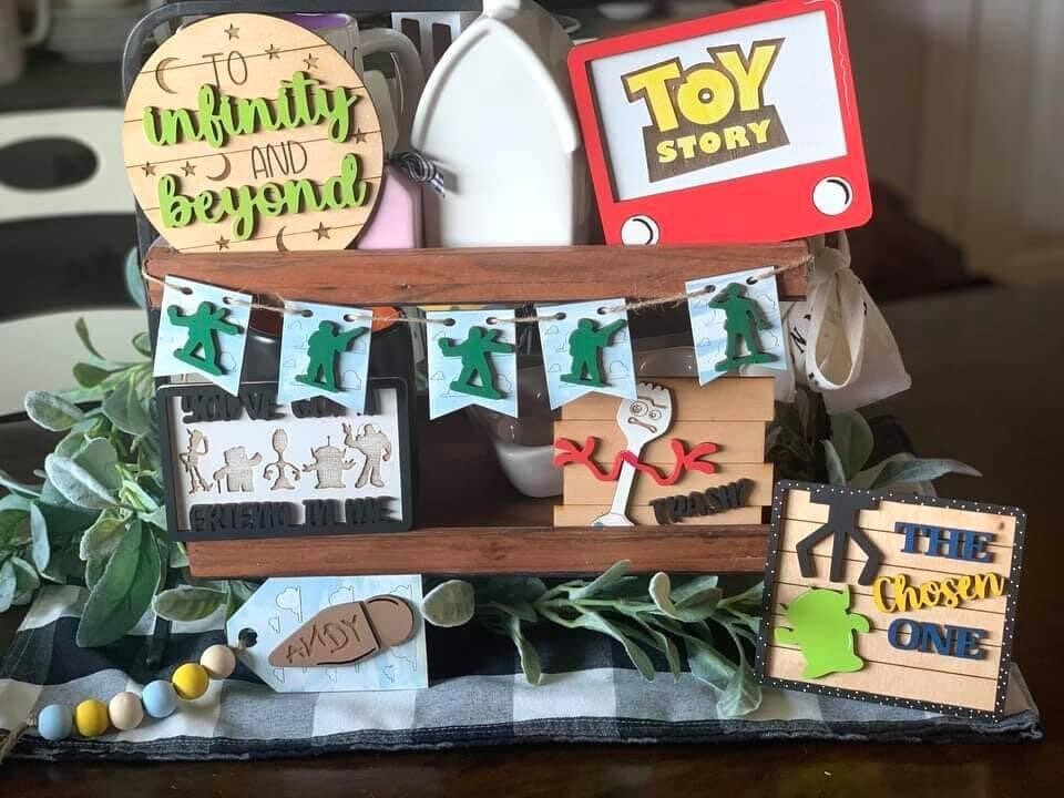 Toy Story Tiered Tray Tiered Tray Decor Home Decor | Etsy
