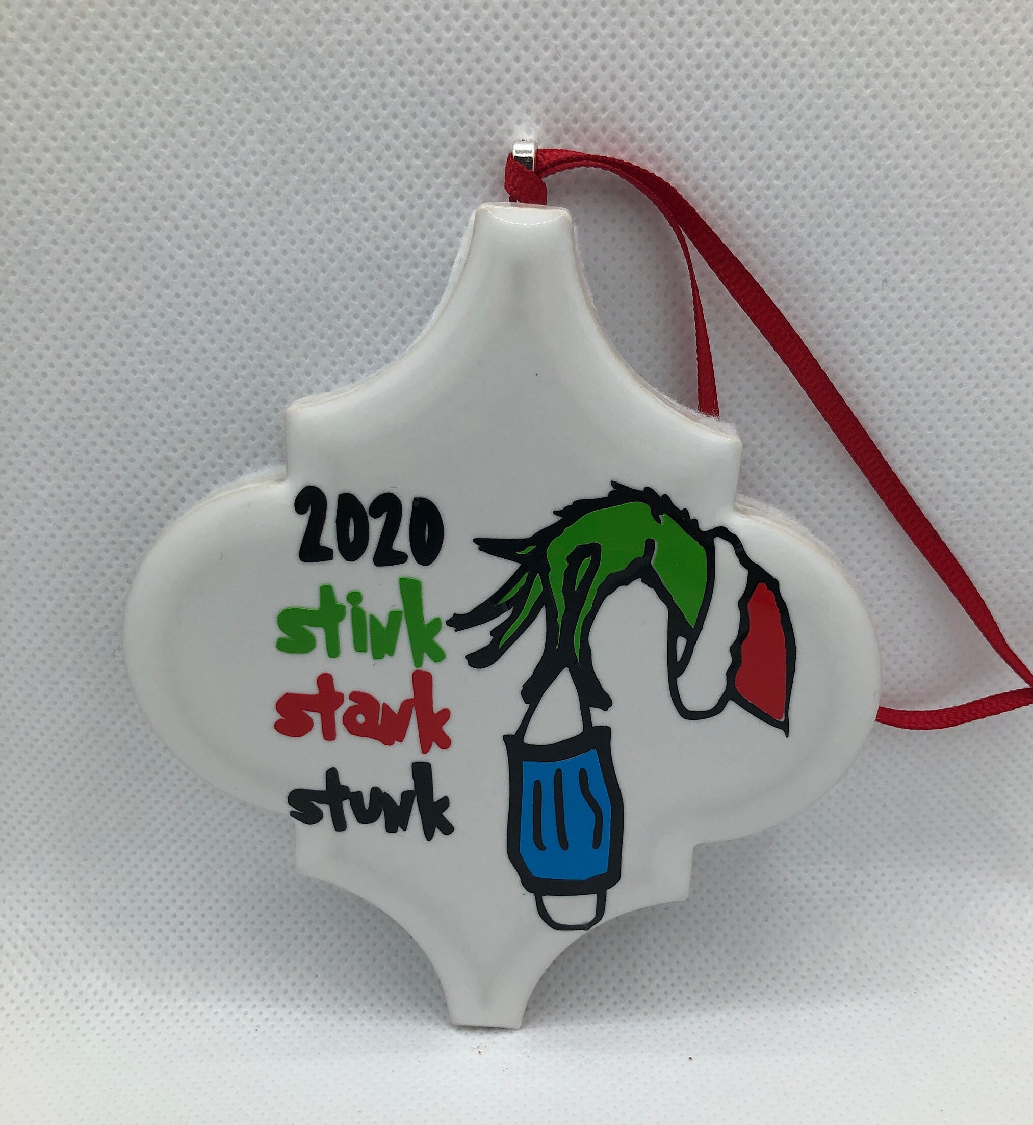 The Grinch Ceramic Ornament/ Stink, Stank, Stunk 2020/ Santa Hat ...