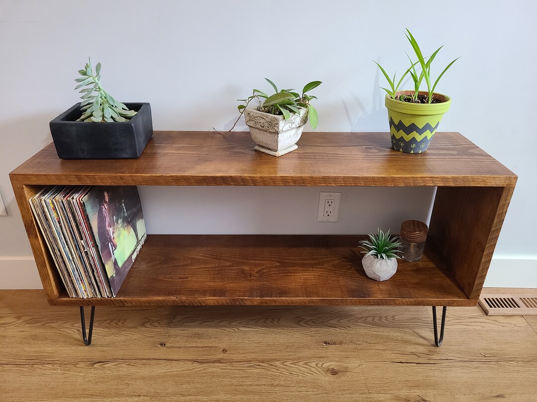 48 Media Table Record Table Media Console - Etsy Canada
