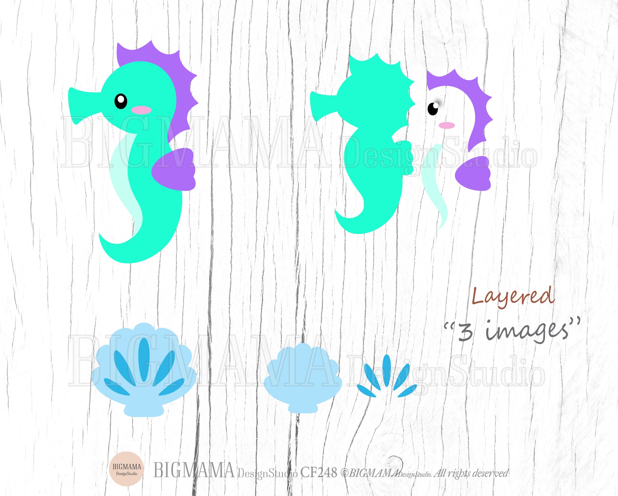 Cute Seahorse Svg,baby,sea Horse Cut File,layered,dxf,sea Animal,baby ...