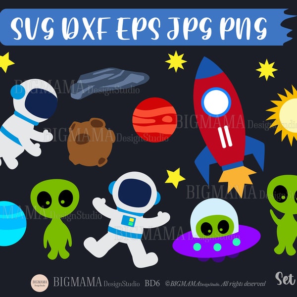 Space Svg - Etsy