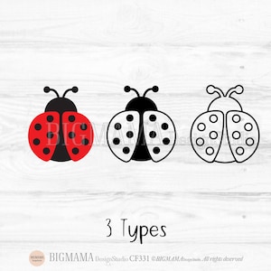 Ladybug Svg,dxf,lady Bug,cut File,cute,kids,children,layered,png ...