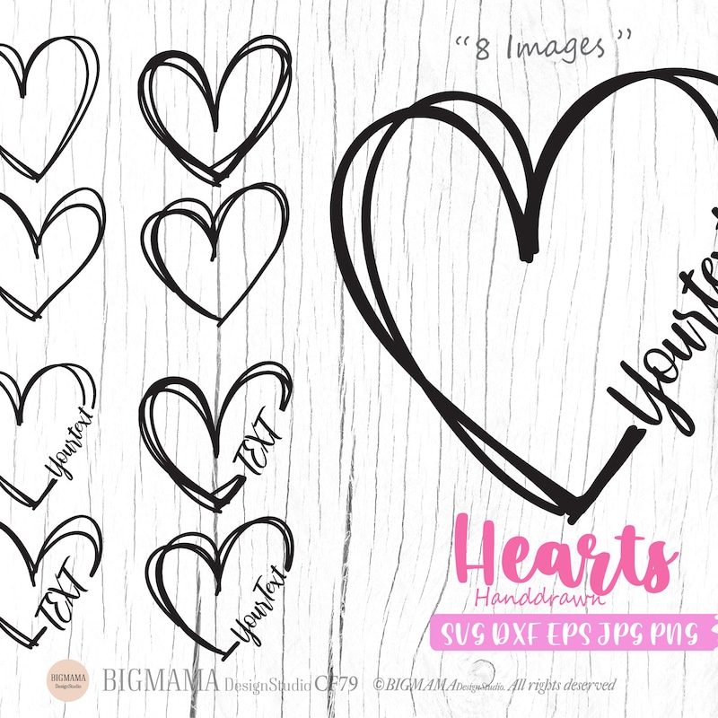 Heart Dxf Files - Etsy