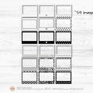 Retro Picture Frames SVG Bundle,instant Film Frame,instant Photos ...