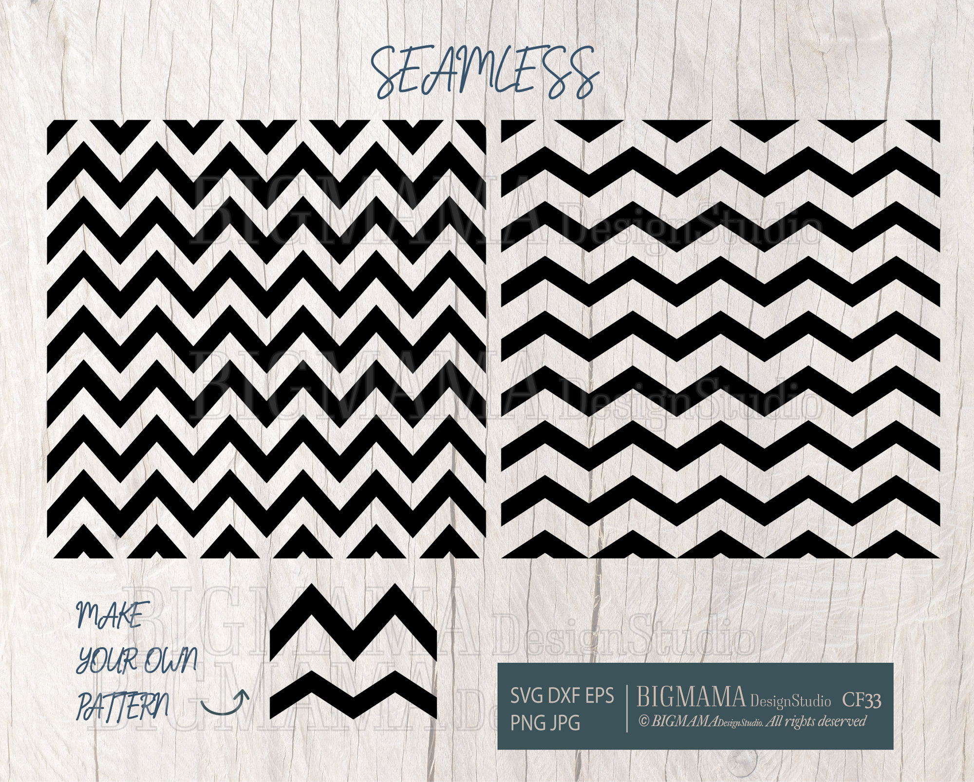 Seamless Chevron Pattern Svgcut Fileschevron - Etsy