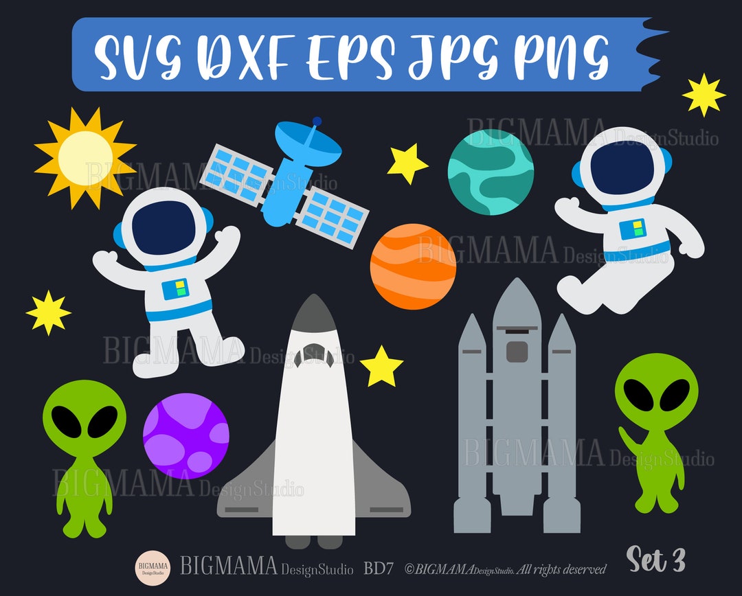 Space Svg,outer Space,launch,spaceship,astronaut,solar System,birthday ...