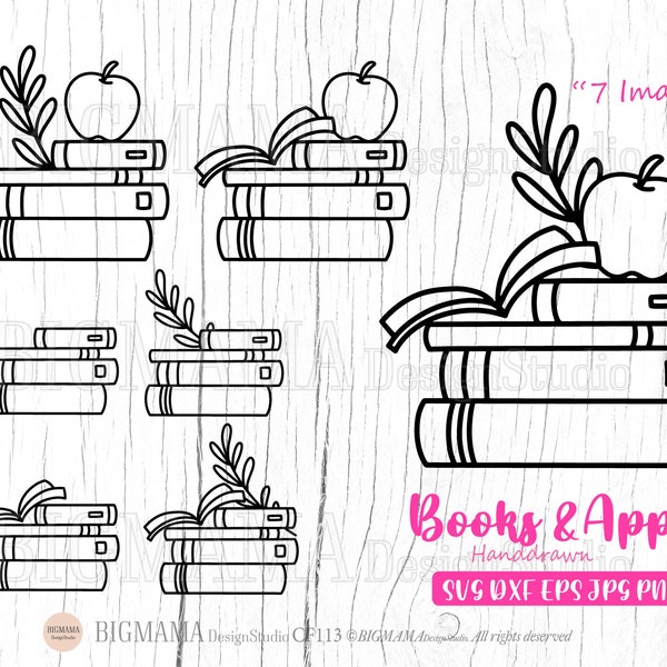 Books Svg Files - Etsy
