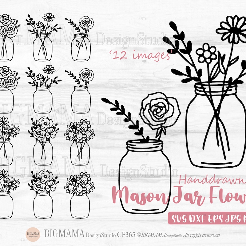 Monogram Glass Jars - Etsy